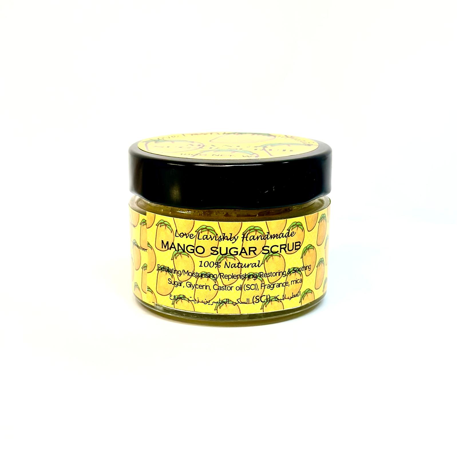 Mango Sugar Scrub 180g | Natural Handmade | Love Lavishly