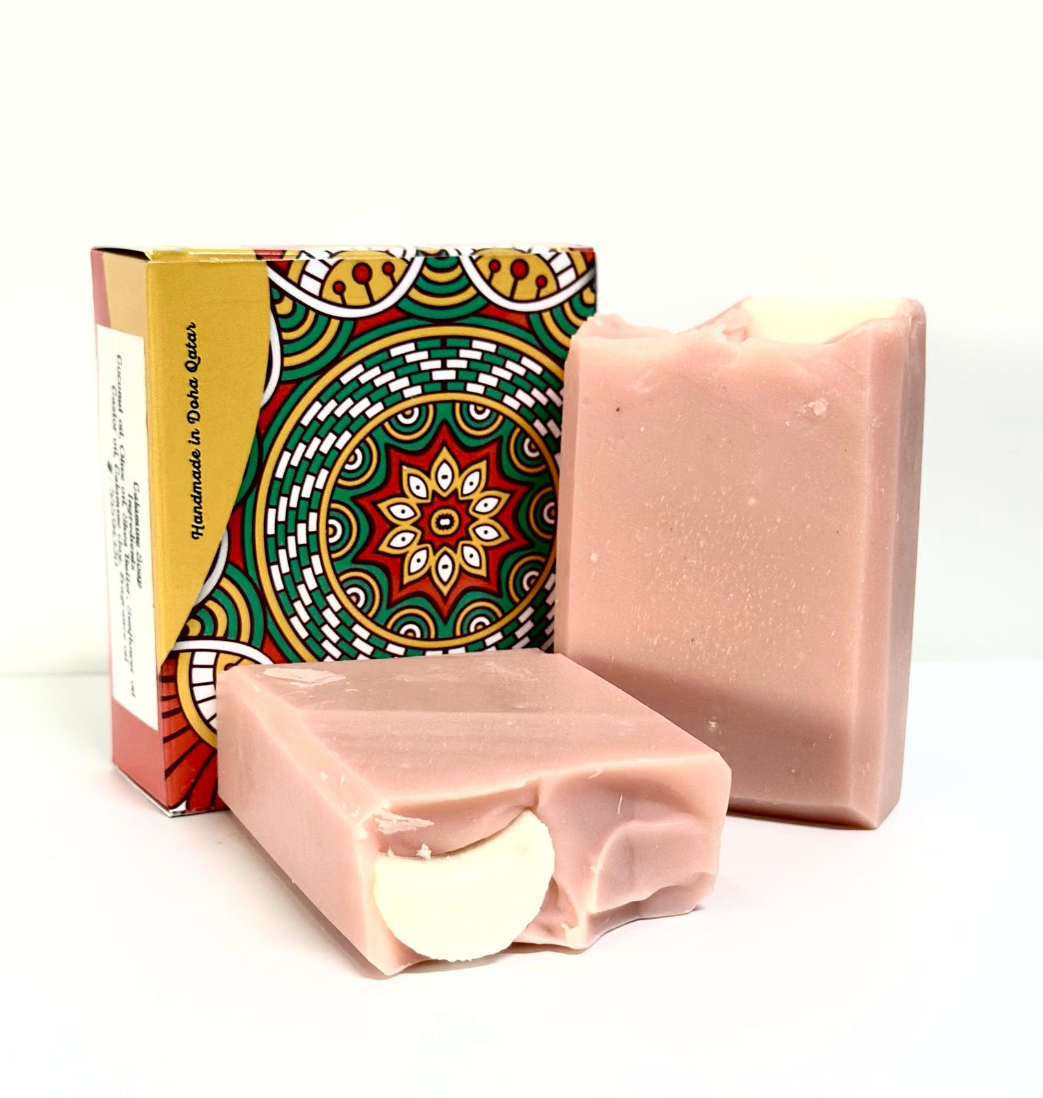 Calamine soap 95g | Natural Handmade Soap | Love Lavishly Qatar