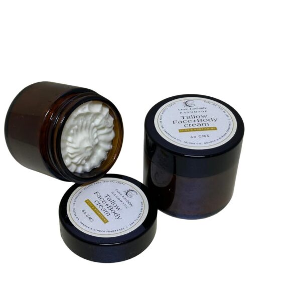 Tallow Face & Body Cream 60g - Love lavishly Soaps, Butters, Creams ...